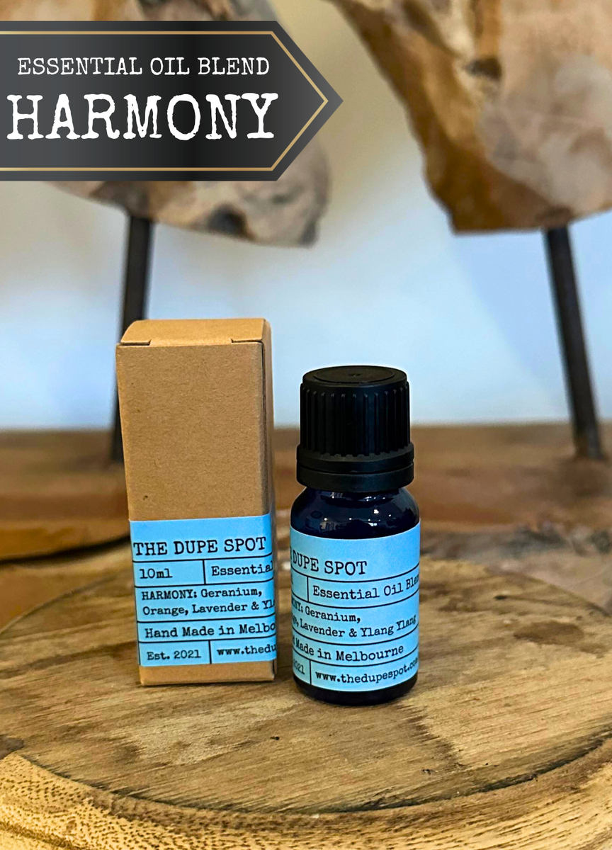 10ml ESSENTIAL OIL BLEND - HARMONY – The Dupe Spot AU