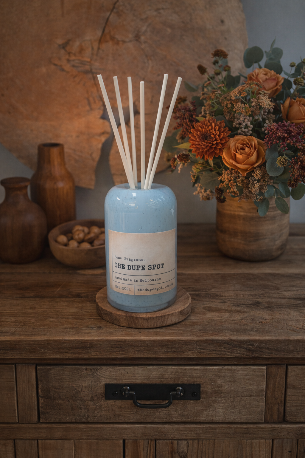 Baby Blue Reed Diffuser with 250ml fragrance